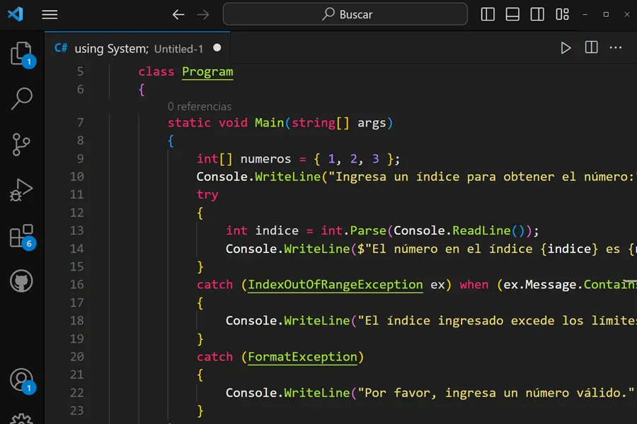¿Cómo manejar errores con filtrado de excepciones en C#? | Estrada Web ...