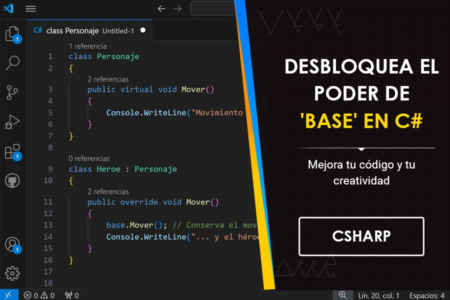 Desbloquea el poder de 'base' en C#: mejora tu código y tu creatividad ...