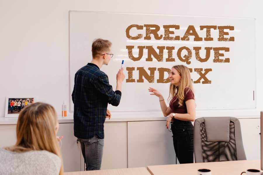 Cómo crear los índices únicos de SQL Server con CREATE UNIQUE INDEX ...